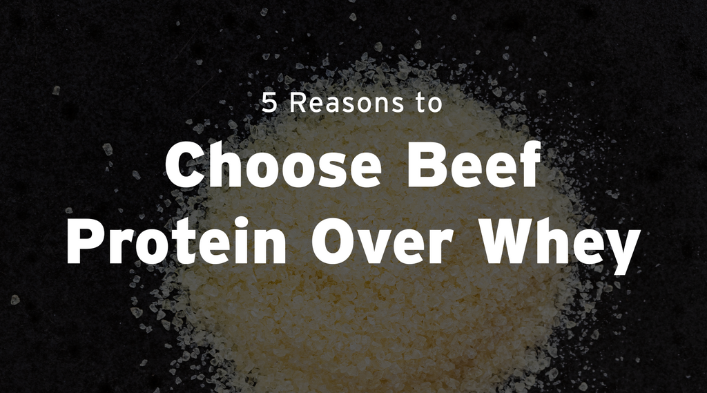 5 Reasons To Choose Beef Protein Over Whey Protein